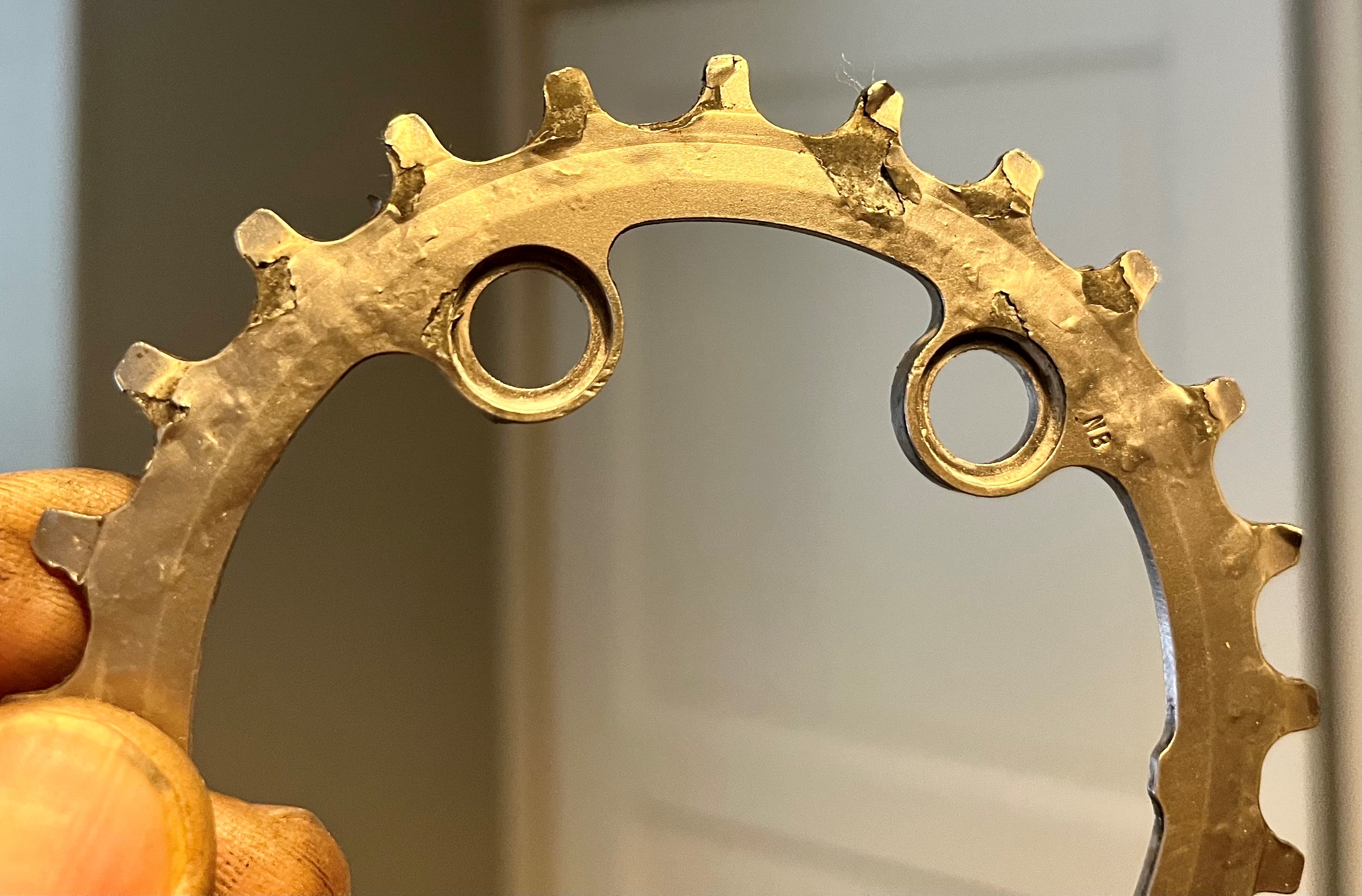 XTR eturattaan pinnoite irtoaa